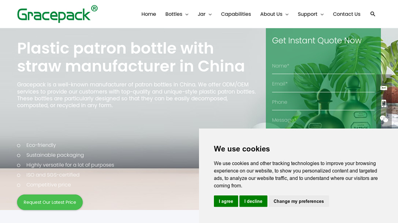 Top 3 Plastic Patron Bottles With Straw Wholesale Manufacturers 2026