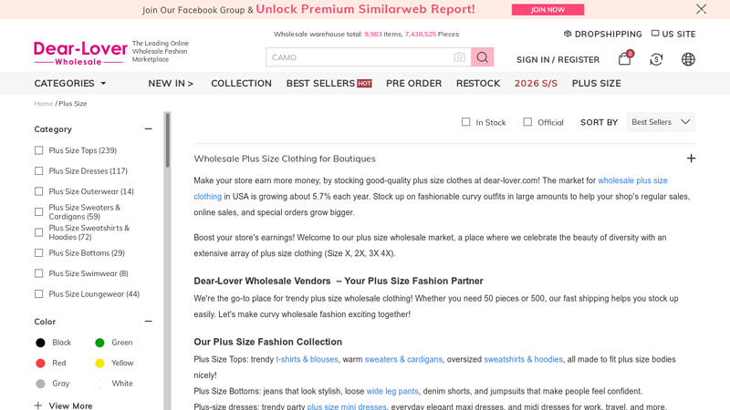 Top 9 Plus Size Clothing At Wholesale Manufacturers 2026